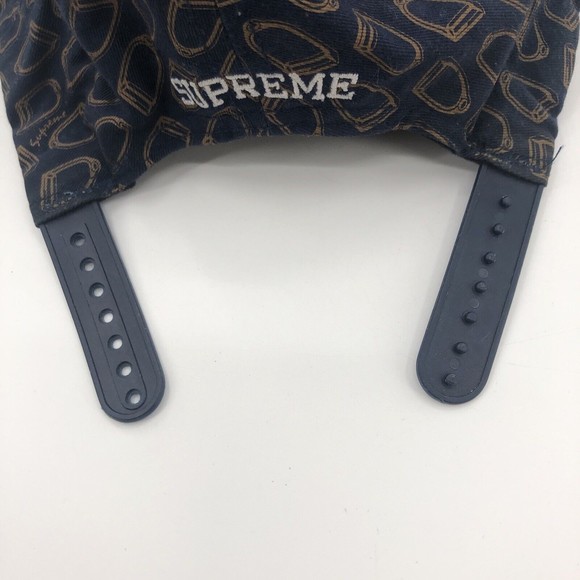 Supreme | Accessories | Y2k Supreme Snapback Hat Irons Navy Blue 5 ...